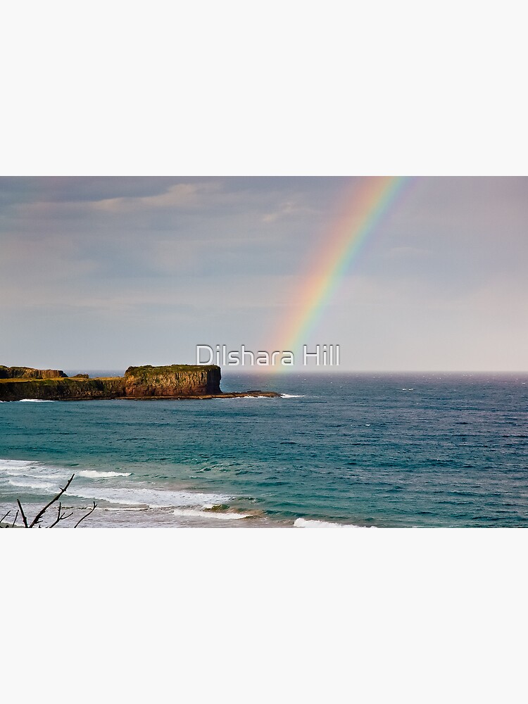 "Rainbow over Bombo Headland" Art Print for Sale by dilshara | Redbubble
