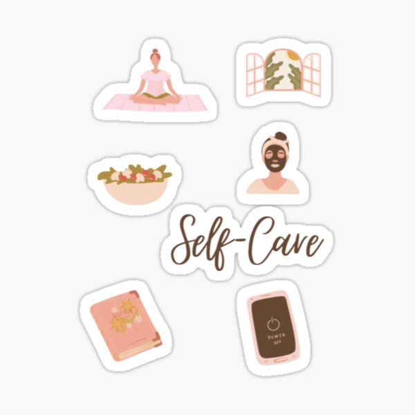 "Self Care Sticker Pack " Sticker by BloompodDesigns | Redbubble