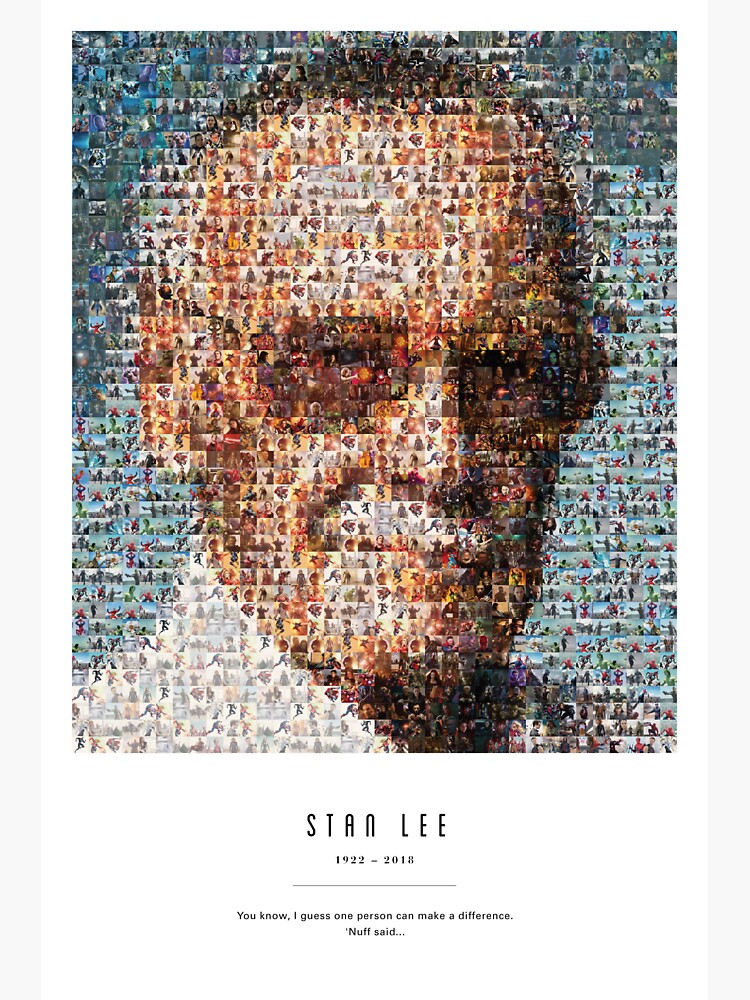 "Stan Lee" Sticker by SITM | Redbubble