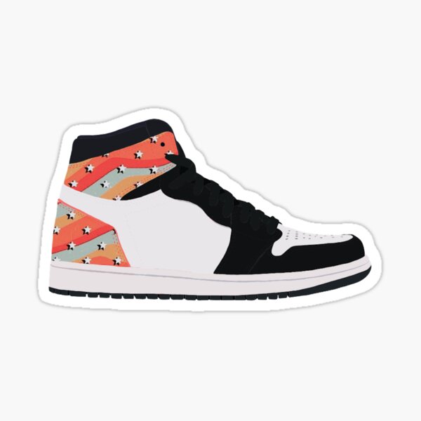 "Jordan 1 Sneaker VSCO Star Print" Sticker for Sale by sabriinam ...