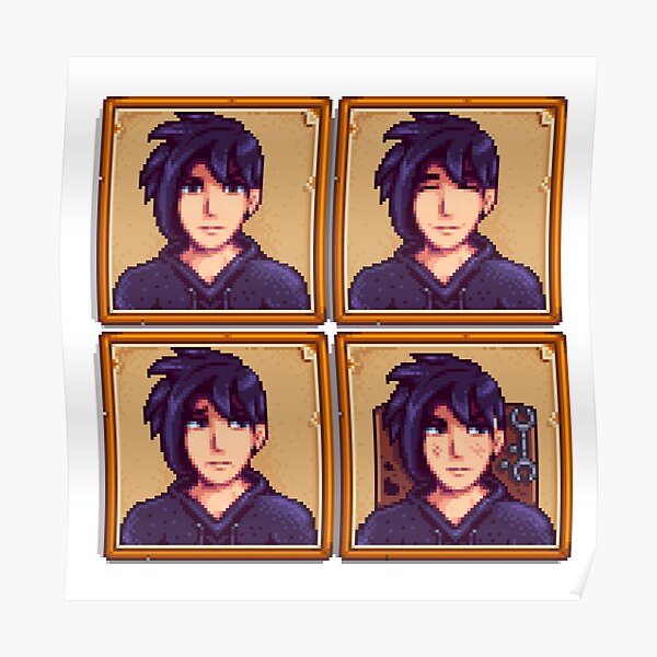 "Stardew Valley - Sebastian" Poster for Sale by kathdvd | Redbubble