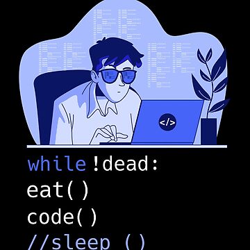 "Eat Sleep Code Computer Science Programming design graphic" Poster for Sale by Lisbob | Redbubble