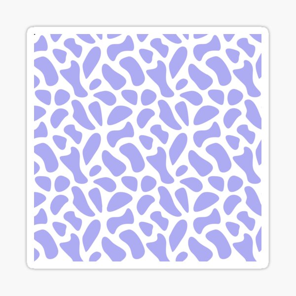 Pegatina for Sale con la obra «Patrón de vaca violeta» de GrimButterfly ...