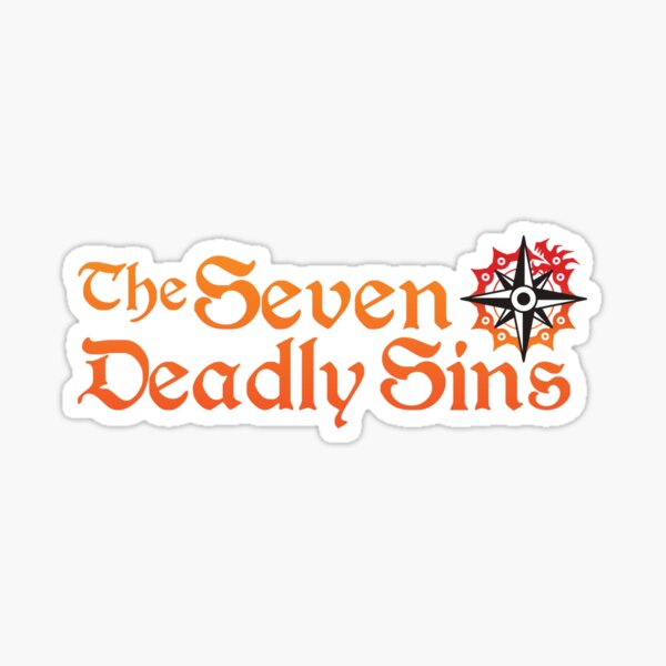 "The Seven Deadly Sins Logo" Sticker for Sale by otakuchaneru | Redbubble