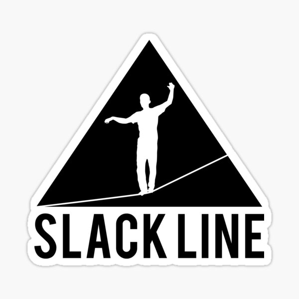 "Slackline" Sticker by dalton666 | Redbubble