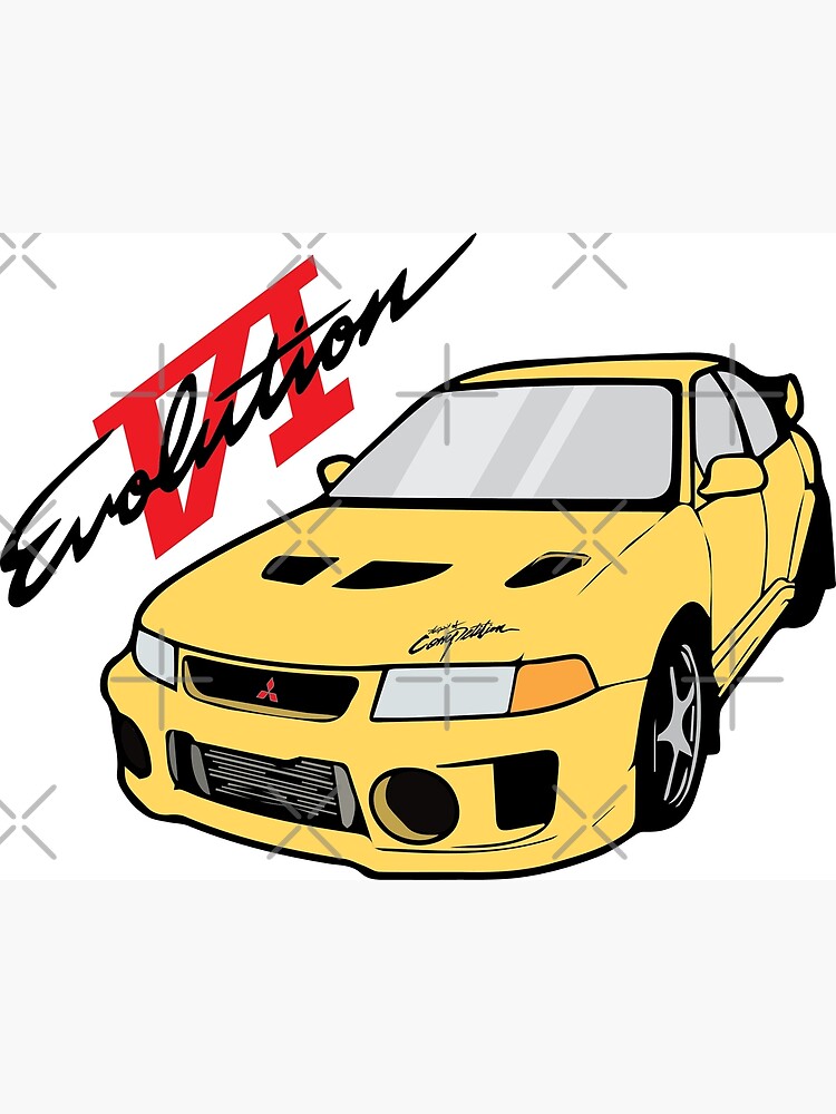 "Mitsubishi Lancer Evolution VI" Poster by iiLivinia | Redbubble