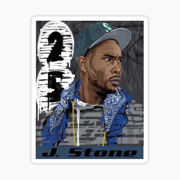 "J. Stone" Sticker for Sale by 89129graphics | Redbubble