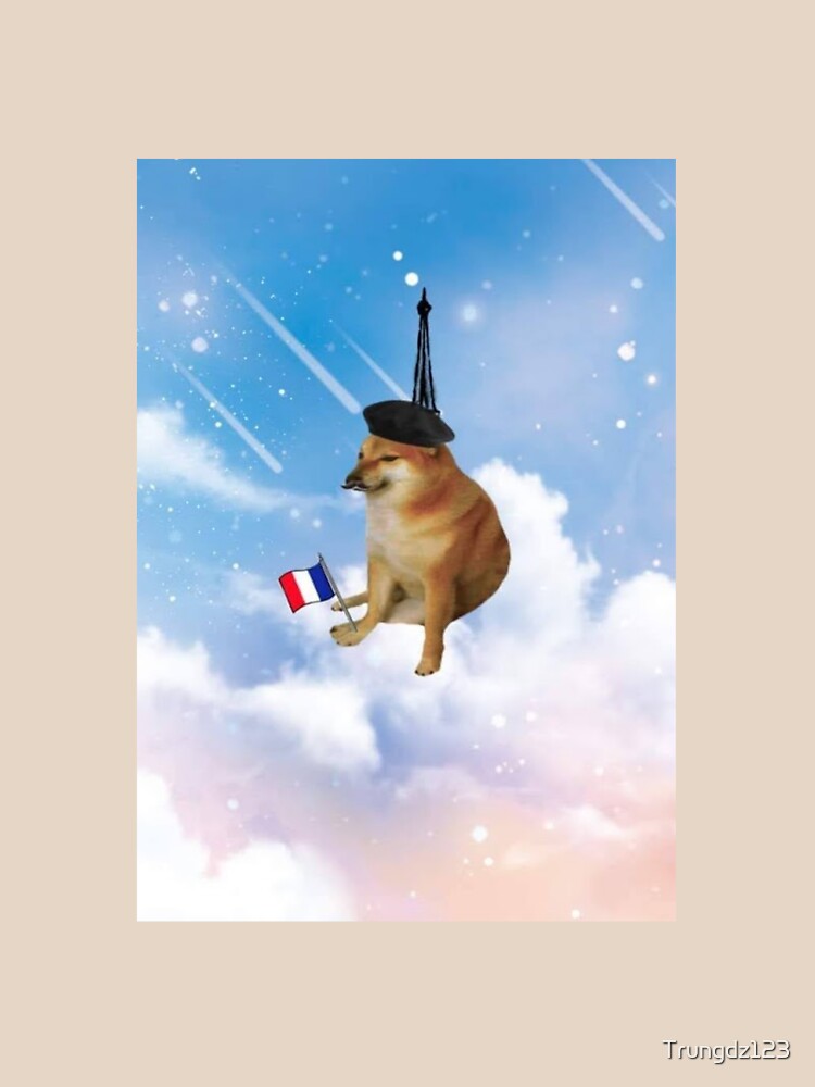 "cheems french" T-shirt by Trungdz123 | Redbubble