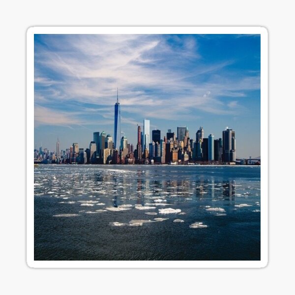"New York City Skyscrapers" Sticker for Sale by kris-money | Redbubble