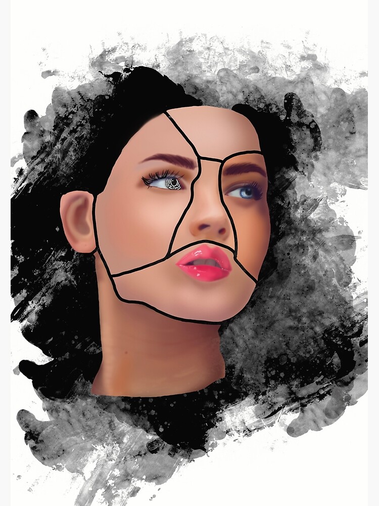 "Split face" Photographic Print for Sale by MissSPEAK | Redbubble