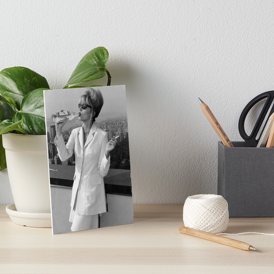"Patsy Stone Black and White" Art Board Print by SpookyPieGuy | Redbubble