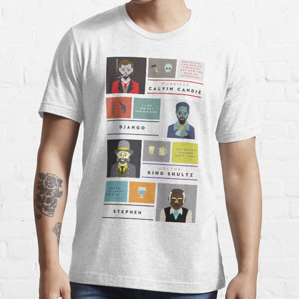 "Django Unchained Characters" T-shirt for Sale by wolvesatmydoor ...
