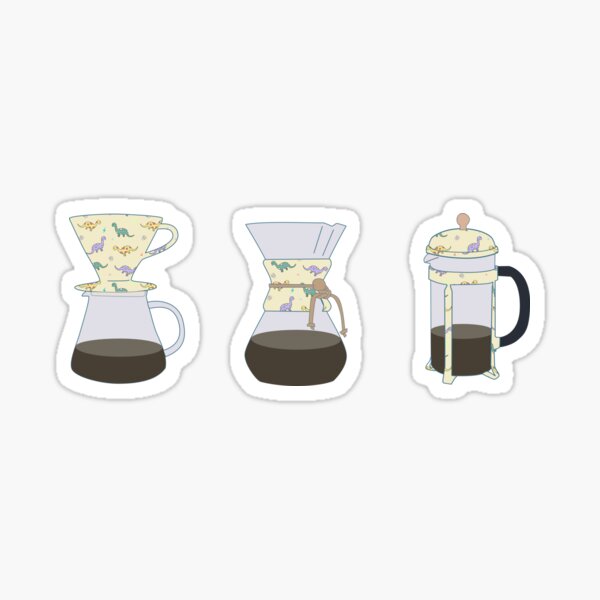 "Specialty Coffee Set x Retro dinos - Chemex, Hario dripper, French ...