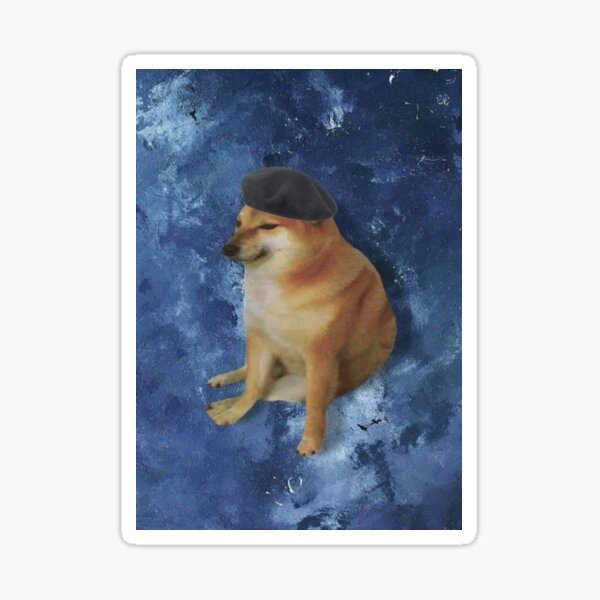 "cheems" Sticker for Sale by Trungdz123 | Redbubble