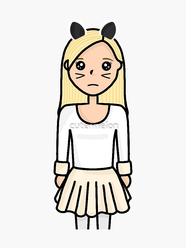 "The Office Angela Cat" Sticker for Sale by cutermelon | Redbubble