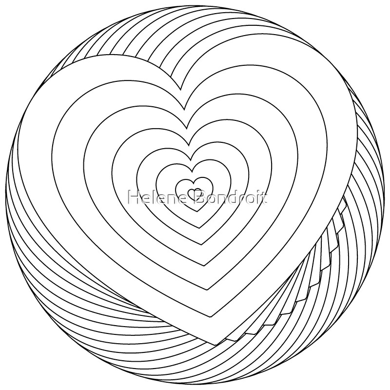 "You color my heart" by Helene Bondroit | Redbubble