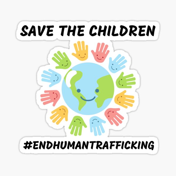 "Save the Children." Sticker for Sale by Aissa6900 | Redbubble