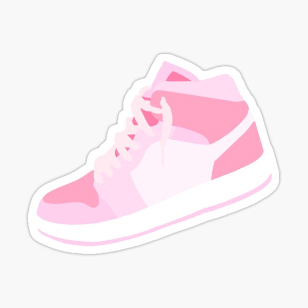 "Pink trainer " Sticker for Sale by lucylousaint | Redbubble