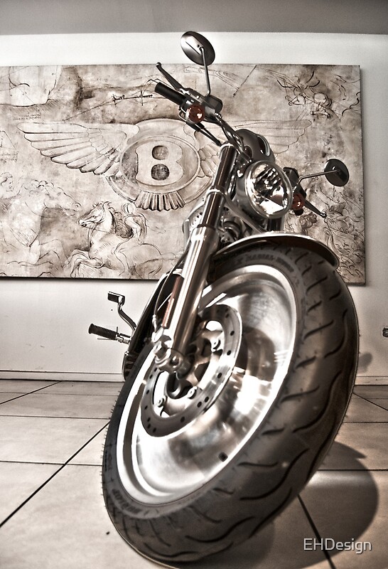 "Bentley Harley Motorcycle " by EHDesign | Redbubble