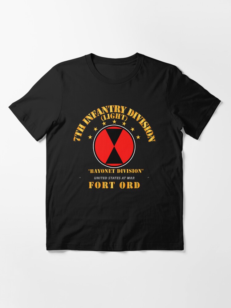 "Army - 7th Infantry Division - Ft Ord" T-shirt for Sale by twix123844 ...