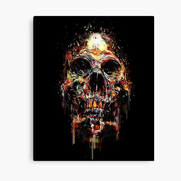 "david choe skull" Canvas Print for Sale by sirius-12456 | Redbubble