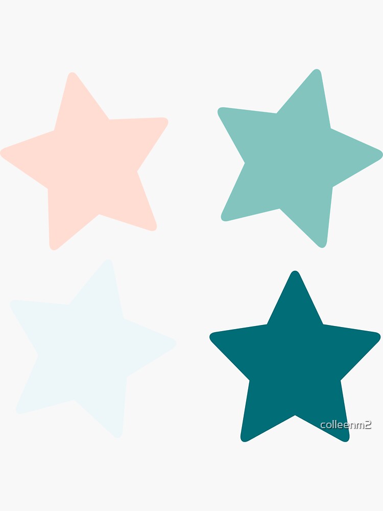 "Aesthetic star pack" Sticker for Sale by colleenm2 | Redbubble