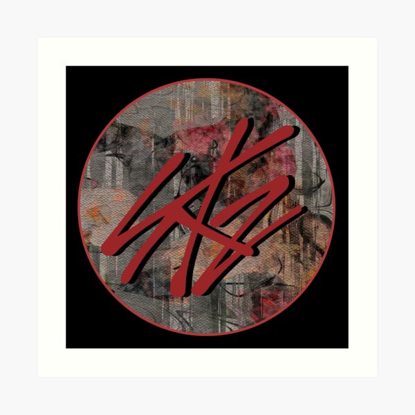 "STRAY KIDS SKZ Logo Symbol Signature Graffiti Writing" Art Print for ...