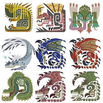 "MHW Set One" Poster for Sale by SourDrop | Redbubble