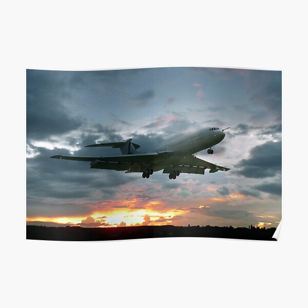 "Vickers VC-10 XR808" Poster for Sale by aviationart | Redbubble