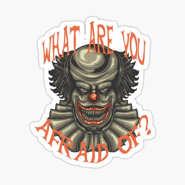 Evil Clown Stickers | Redbubble