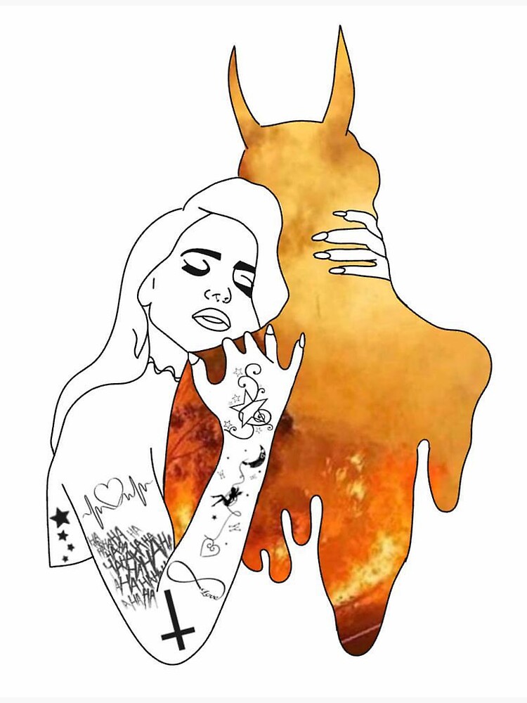 "Devil’s love " Sticker for Sale by LunaWatson017 | Redbubble