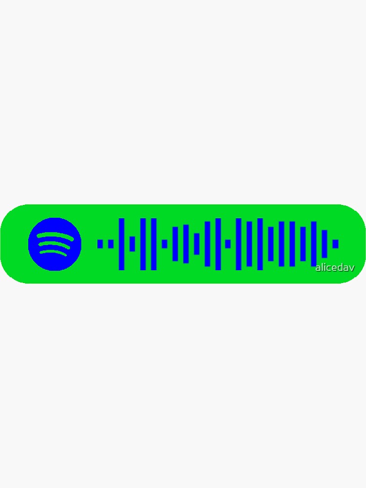 "Home by One Direction Spotify Song Code" Sticker for Sale by alicedav ...
