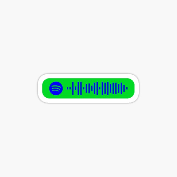 "Home by One Direction Spotify Song Code" Sticker for Sale by alicedav ...