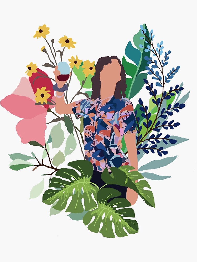 "Meredith Stepien in nature" Sticker for Sale by luluanne | Redbubble