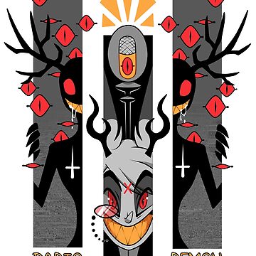 "Evil Inside" Sticker by Choxlyn | Redbubble