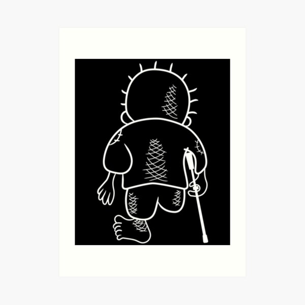 "Palestinian Handala Vector Drawing" Art Print for Sale by AdamPO ...