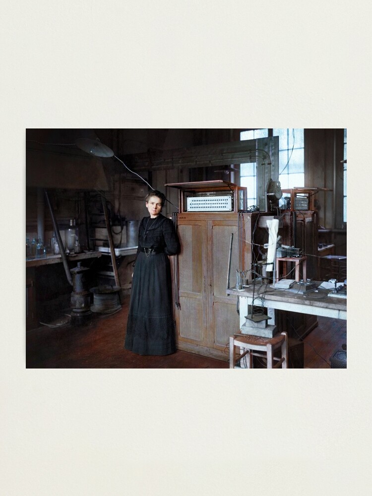 Marie Curie In Her Laboratory In Paris 1912 Photographic Print For