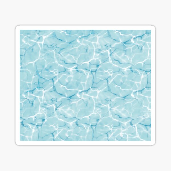 "Aqua Blue Water Ripples " Sticker for Sale by ToriaScarlett | Redbubble
