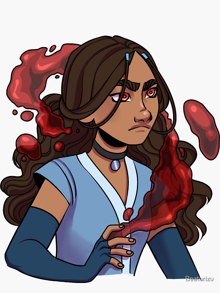 "Bloodbender" Sticker for Sale by Beatorizu | Redbubble