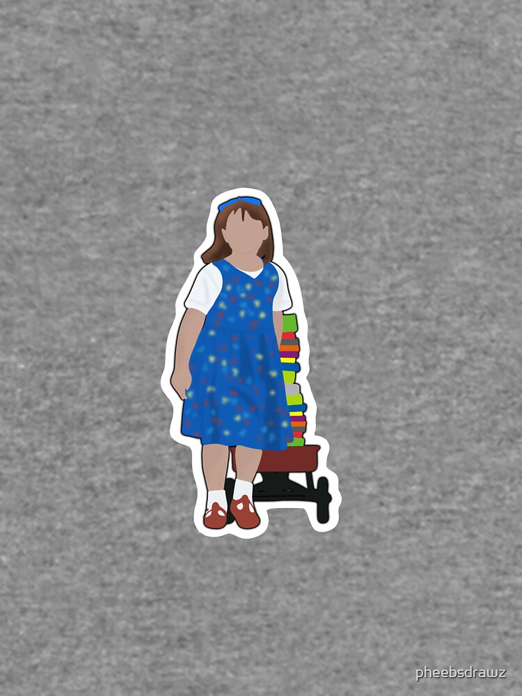 "Matilda Wormwood Wagon with Books" Lightweight Sweatshirt for Sale by ...