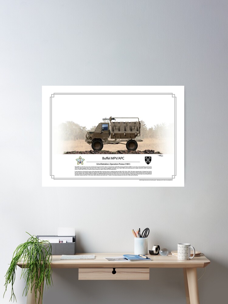"Buffel MPV" Poster for Sale by TheCollectioner | Redbubble