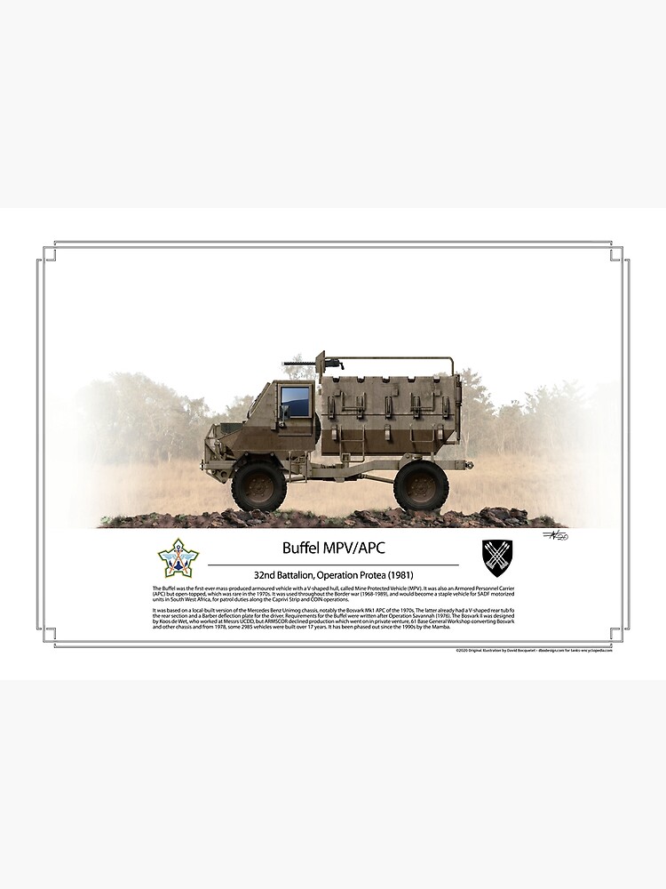 "Buffel MPV" Poster for Sale by TheCollectioner | Redbubble