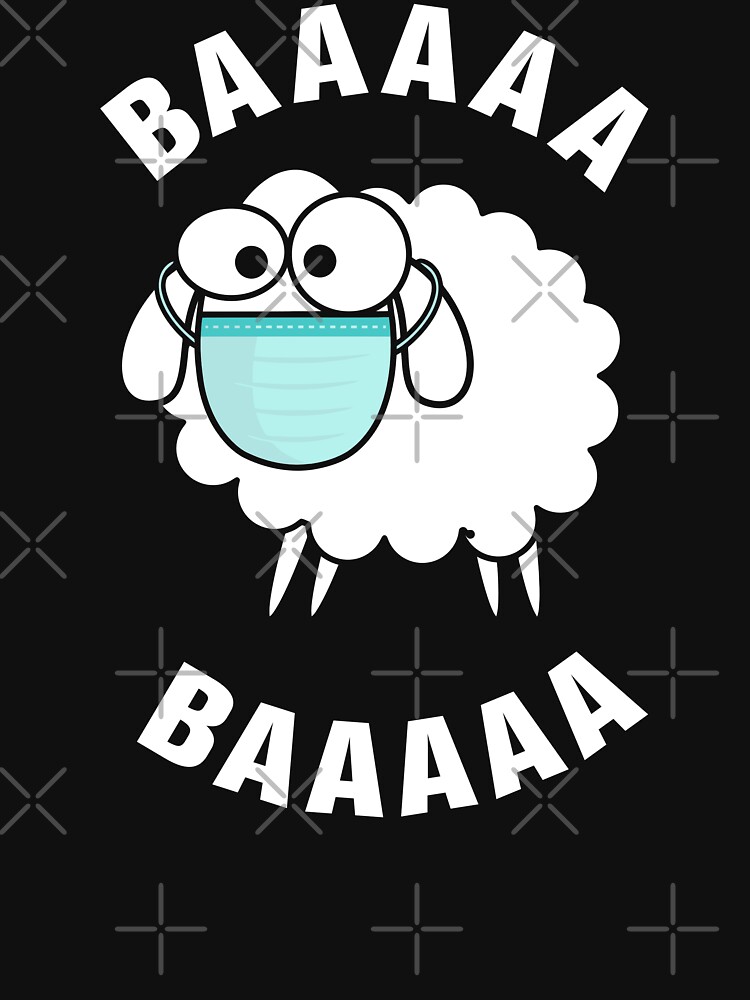 "Sheep Mask BAAAAA BAAAAA" T-shirt for Sale by TimTam2020 | Redbubble ...