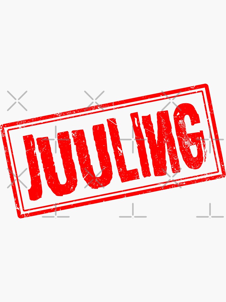 "Juuling (Vintage Retro Stamp)" Sticker by SassyClassyMe | Redbubble