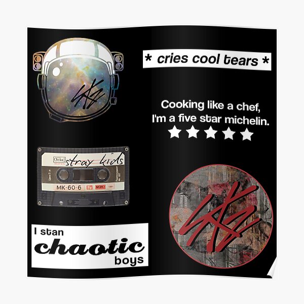 "STRAY KIDS Pack SKZ Quotes Funny Cute Collage RED [BUY MEDIUM OR ...