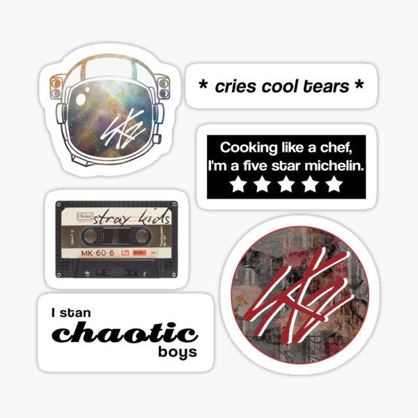 "STRAY KIDS Pack SKZ Quotes Funny Cute Collage RED [BUY MEDIUM OR ...