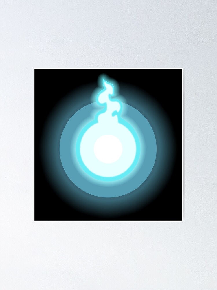 "Glowing Blue Soul" Poster by MelanyB3 | Redbubble