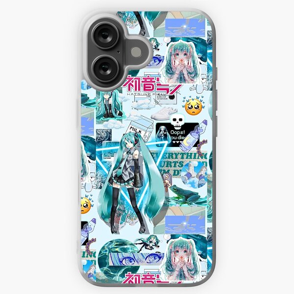 "Miku hatsune college " iPhone Case for Sale by Animewaffles | Redbubble