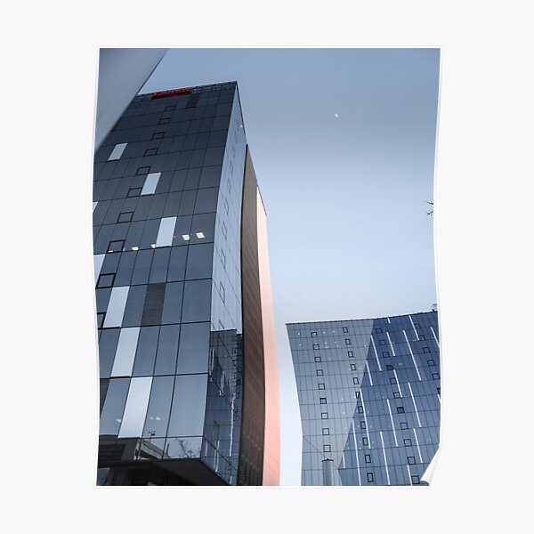 "Modern Architecture Skyscraper Building" Poster for Sale by FetcuAnca ...