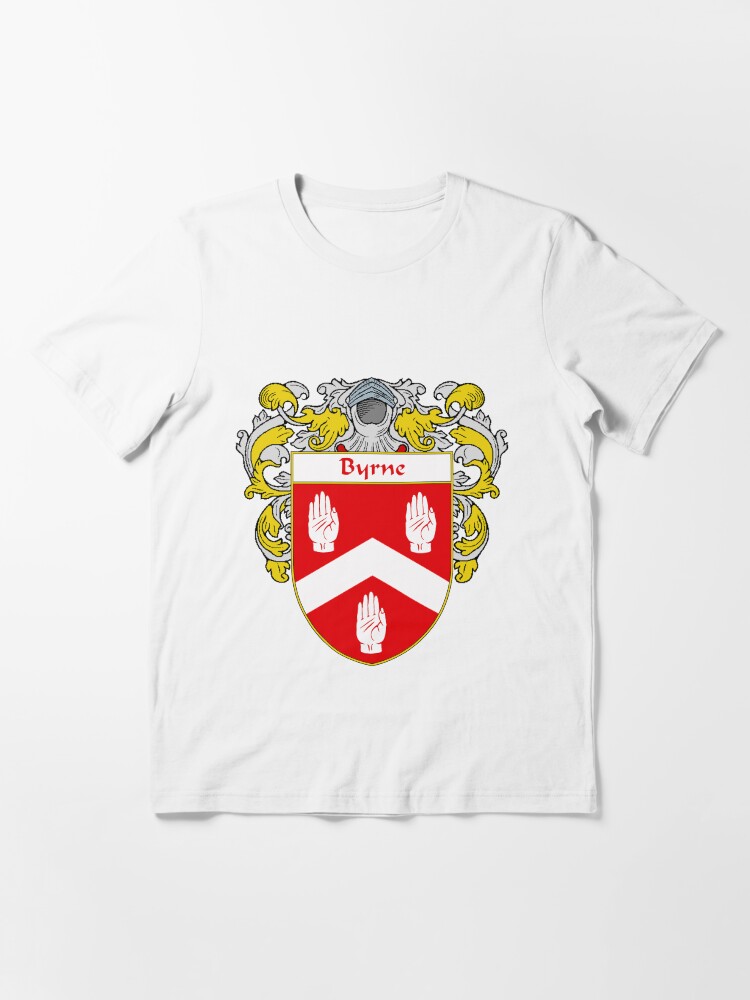 "Byrne Coat of Arms/Family Crest" T-shirt for Sale by IrishArms ...